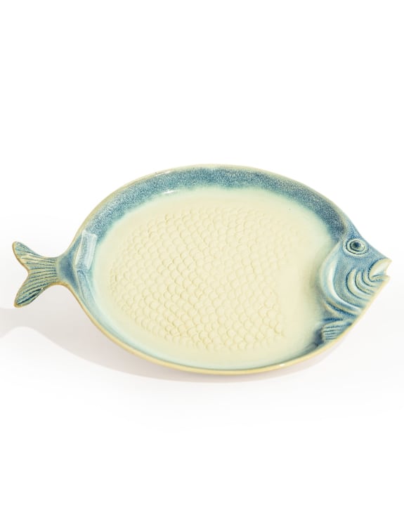 Ceramic Oval Fish Plate – bonbonfistral