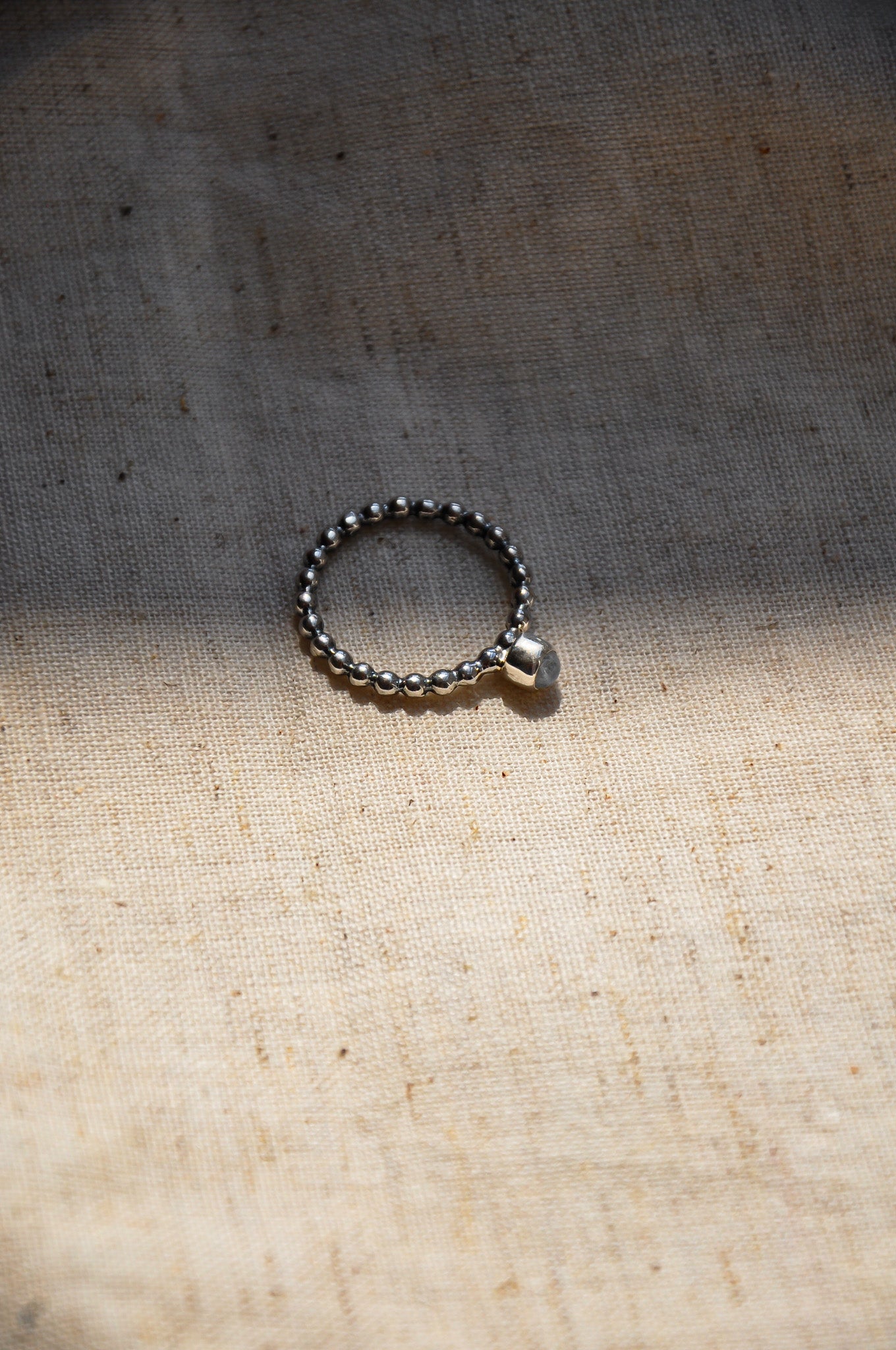 Silver Pandora Moonstone Bubble Ring bonbonfistral