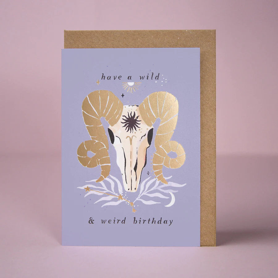 Ram Zodiac Birthday Card – bonbonfistral